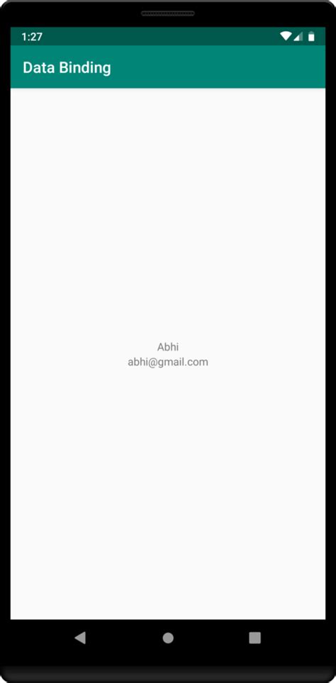 databinding in android databinding example