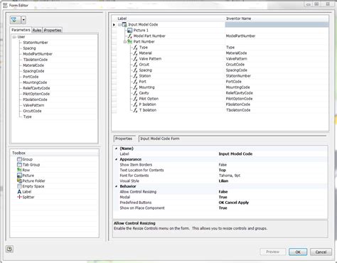 parameters sequence in ilogic form autodesk community