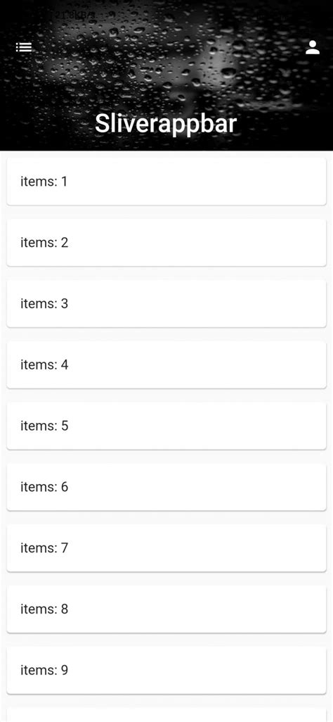 sliverappbar in flutter mobikul