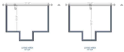 moving walls using dimensions
