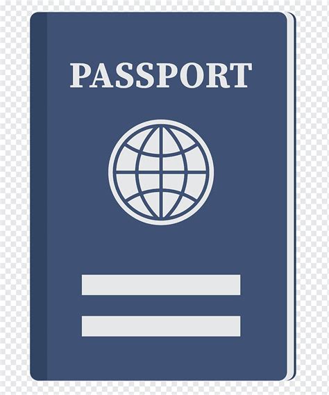 Passport Document Immigration Icon Symbol Travel Trip Visa