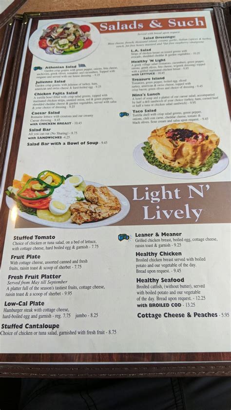 Menu At Around The Clock Restaurant Crystal Lake