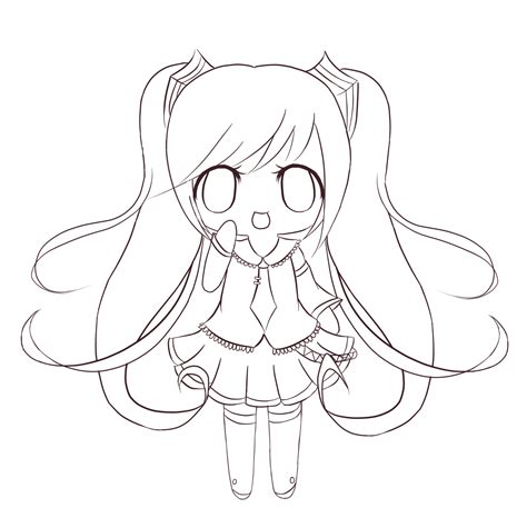 Tranh Tô Màu Anime Chibi Cute đẹp Nhất