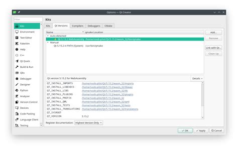 qt webassembly compiler error qt forum
