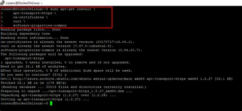 azure da linux vm e docker ve sql server 2017 kurulumu