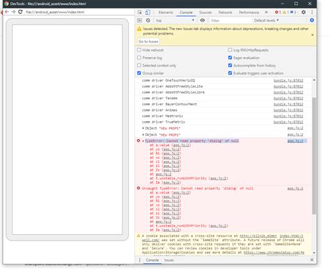 typeerror cannot read property dialog of null framework7 forum