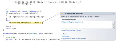 c opencv src depth dst depth andand src size dst size