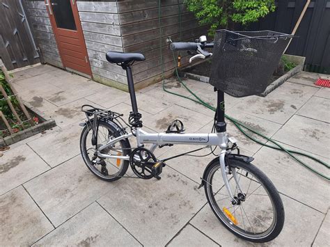 Dahon Mariner D8 Speed Folding Bike Brushed Silver 20