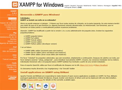 xampp v1 8 3 apache mysql php perl megadescfull