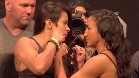 Ufc 225 Claudia Gadelha Vs Carla Esparza Weigh In Staredown Youtube