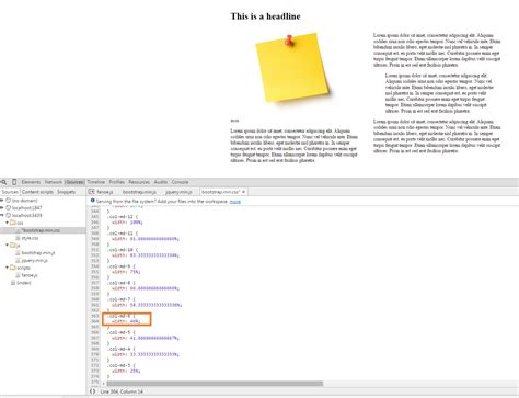 grid layout column not side by side using umbraco 7