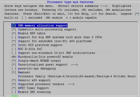 linux内核编译过程及配置说明解释 （4） processor type 与power management，acpi options