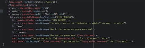 javascript discord js guildmember haspermission stack overflow