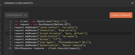 call works in postman but not in c stack overflow