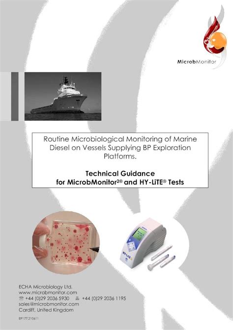 Pdf Routine Microbiological Monitoring Of Marine Diesel On Vessels