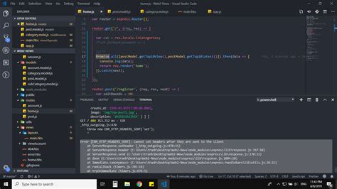 node js error cannot set headers after they are sent to the client