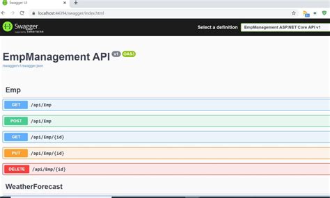 implementing swagger in web api core 3 1 in clean way