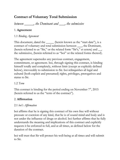 50 shades of grey submissive contract pdf