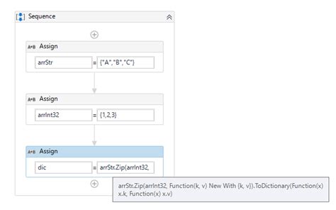add key and value to dictionary from string array and integer array