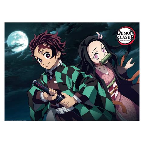 Demon Slayer Poster Tanjiro And Nezuko 52x38 Abystyle