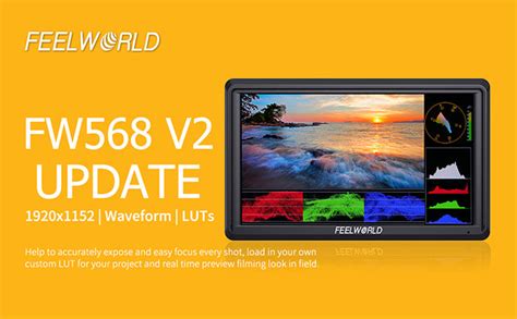 Feelworld Fw568 5 5 Inch Small Camera Dslr Monitor 4k Hdmi Full Hd