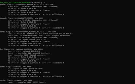 linux ifconfig command how to use it