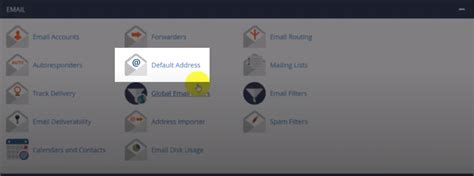 how to configure default email address in cpanel servers wp