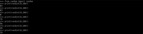 random number generator in python poftut