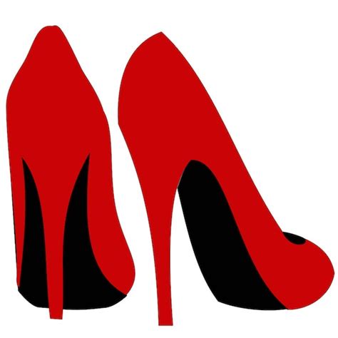 High Heel Shoe Template Etsy