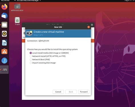 how to create a virtual machine in ubuntu 20 04 with kvm