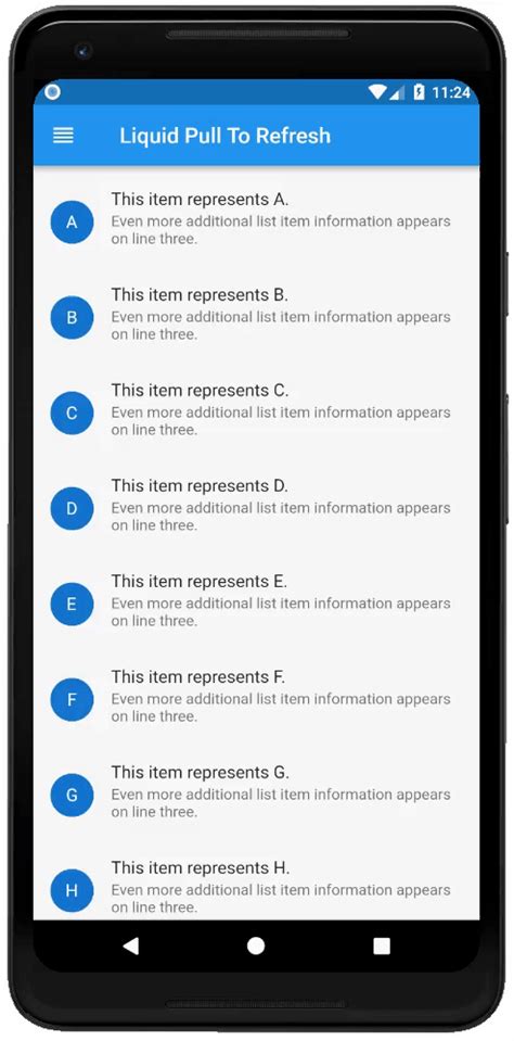 beautiful and custom refresh indicator for flutter