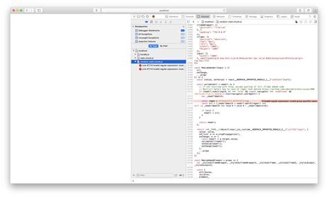 crashes on safari invalid regular expression invalid group specifier