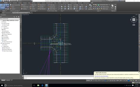 solved intersection problem with curb return please help