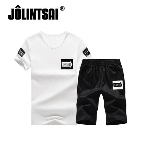 New Summer Quick Drying Men Sets Short Sleeve T Shirts Shorts Suit