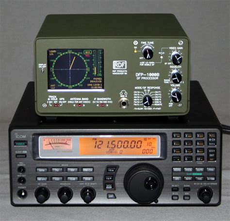 rdf products dfr 8500b wideband hf vhf uhf radio direction finding receiver
