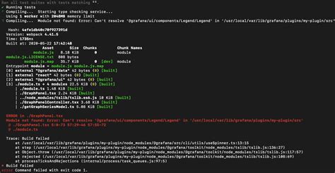 module grafana ui components legends legends building failed grafana