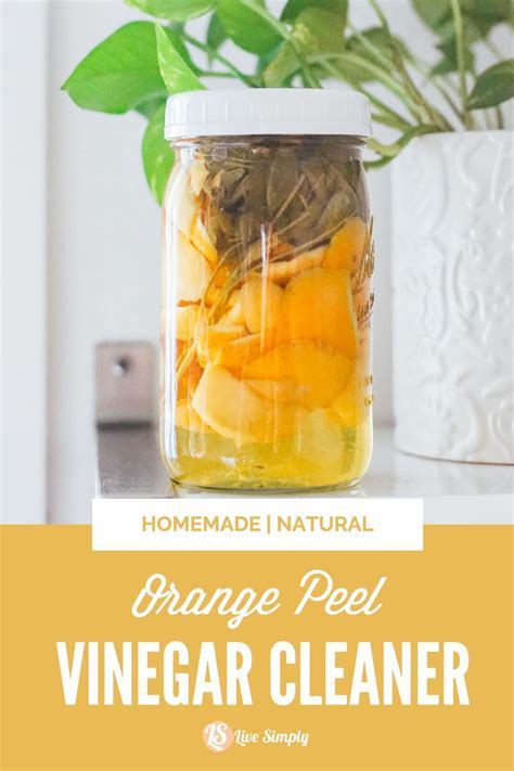 Easy Diy Orange Peel Cleaner With Vinegar Orange Peel Vinegar