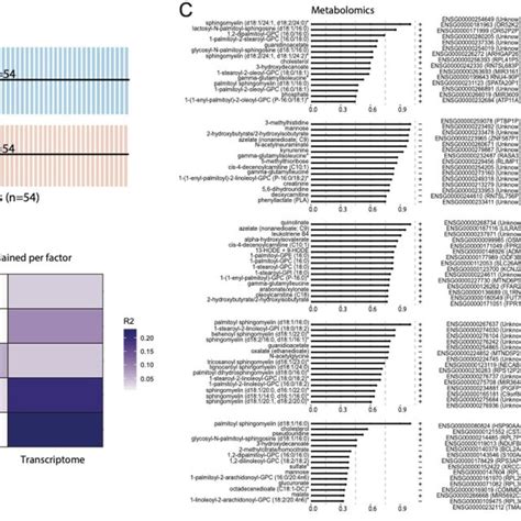 downstream multi omics factor analysis mofa disentangles