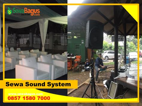 Sewa Susunan Speaker Sound Lapangan