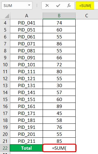 sum cells in excel examples on how to sum cells in excel