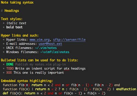 text formatting entering italics in vim stack overflow
