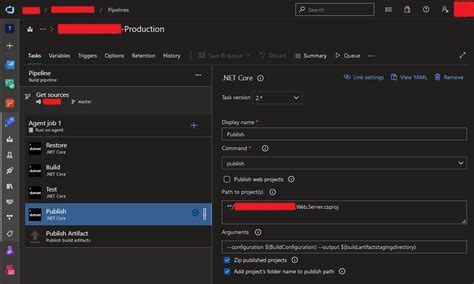 [solved] how to create a build pipeline for blazor webassembly hosted