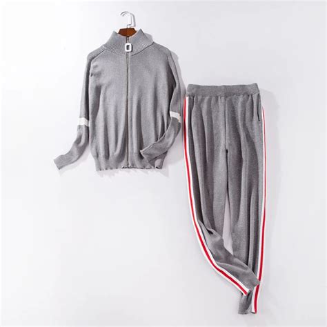 Big Sale Women Tracksuit 2018 Autumn Casual Turtleneck Knit Sportwear