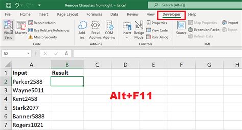 excel remove characters from right 7 simple methods