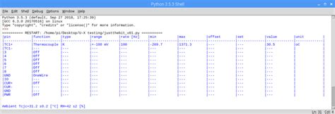processing monodaq u x data in python on raspberry pi