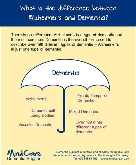 What Is The Difference Between Alzheimers And Dementia Mindcare
