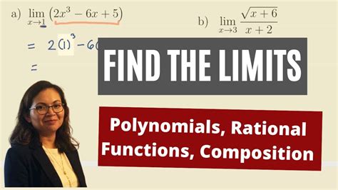 Find Limits Of Polynomials Rational Function And Composition