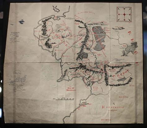 In Focus The Hand Drawn Maps From Which Jrr Tolkien Launched Middle