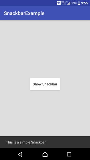 kotlin android snackbar example
