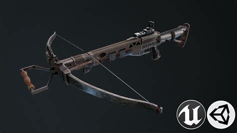 artstation crossbow game assets